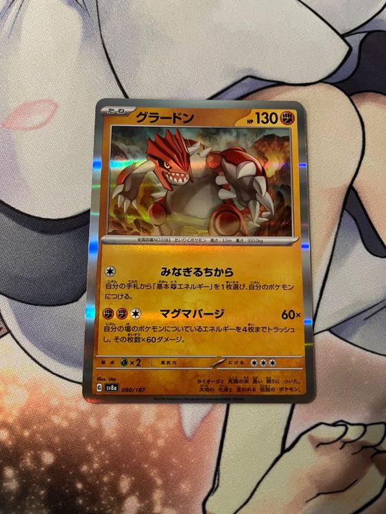 Groudon 080/187 Terastal Festival sv8a Pokemon Card (Neu (gemäss Beschreibung)) in Stadel für ...