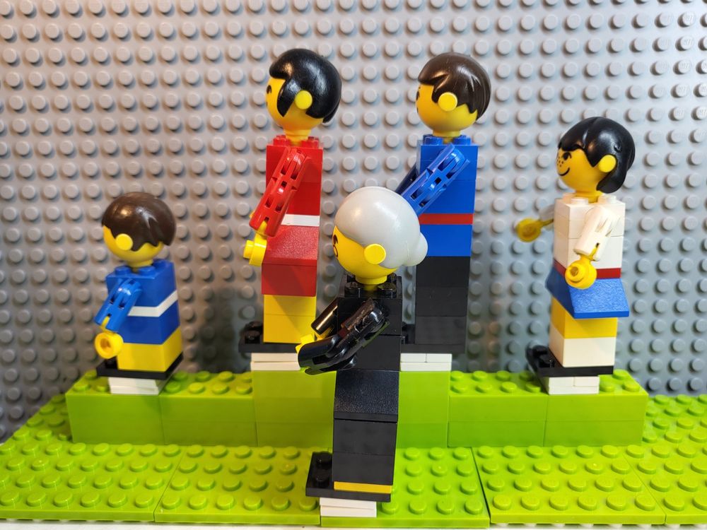 5 Lego-Figuren um ca. 1974, Vintage, Die Familie aus Set 200 (Gebraucht ...