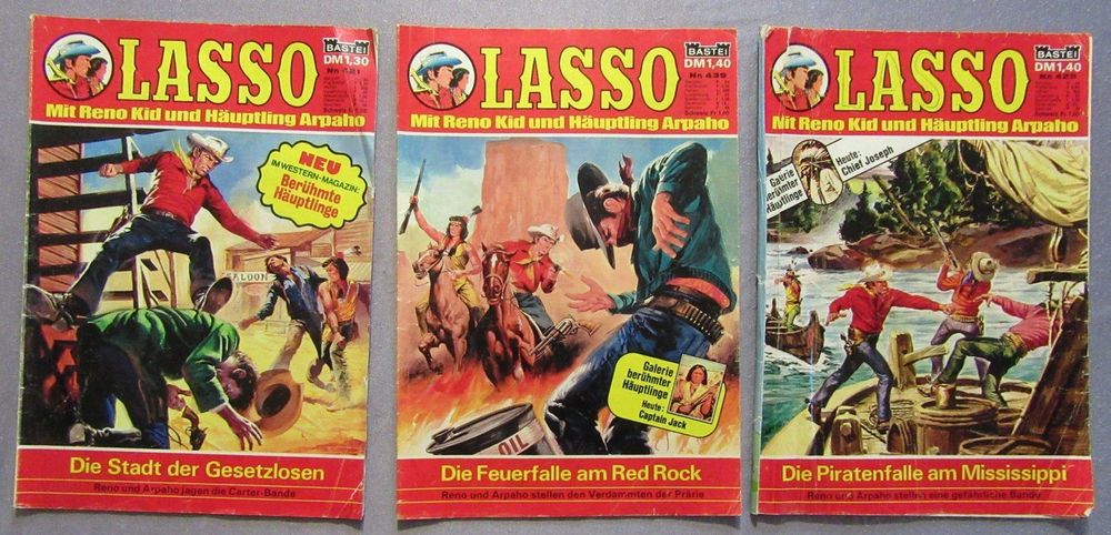 Lasso Comic-Hefte / 3 Hefte (Gebraucht) in Auenstein für CHF 2 – mit ...