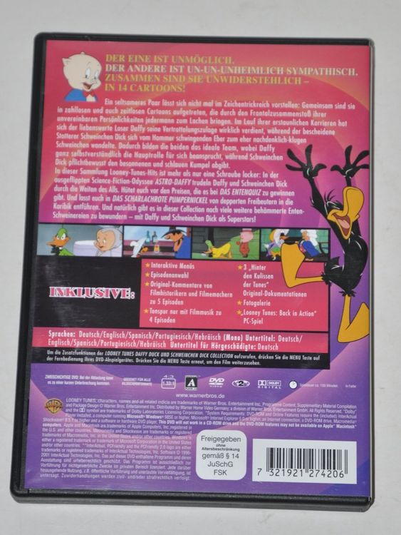 DVD Looney Tunes Daffy Duck und Schweinchen Dick Collection (Neu ...