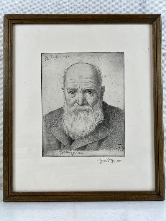 Alter Mann Radierung Handsigniert. (Neu und originalverpackt) in Neuhausen am Rheinfall für CHF ...