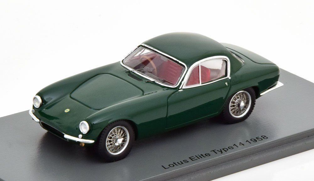 Lotus Elite Typ 14 1958 RHD dunkelgrün 1:43 von Spark (Neu und ...