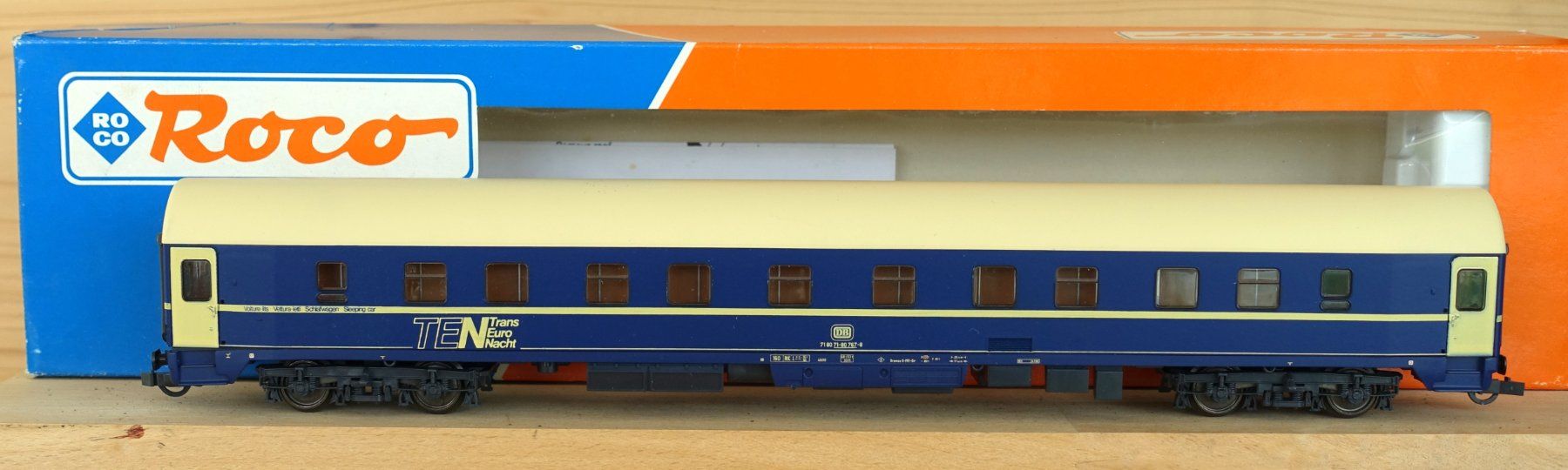 DB U Hansa Schlafwagen TEN, Roco Art. 44841, DC. 1:87 exact. (Gebraucht ...