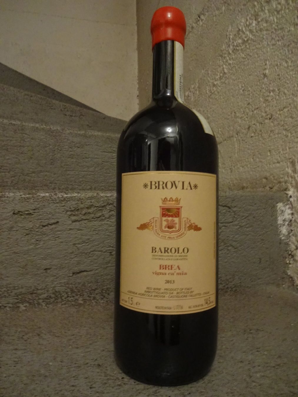 MAGNUM 1,5 Lt. - BROVIA "Brea - Vigna ca' Mia" 2013 (Nuovo (secondo la ...