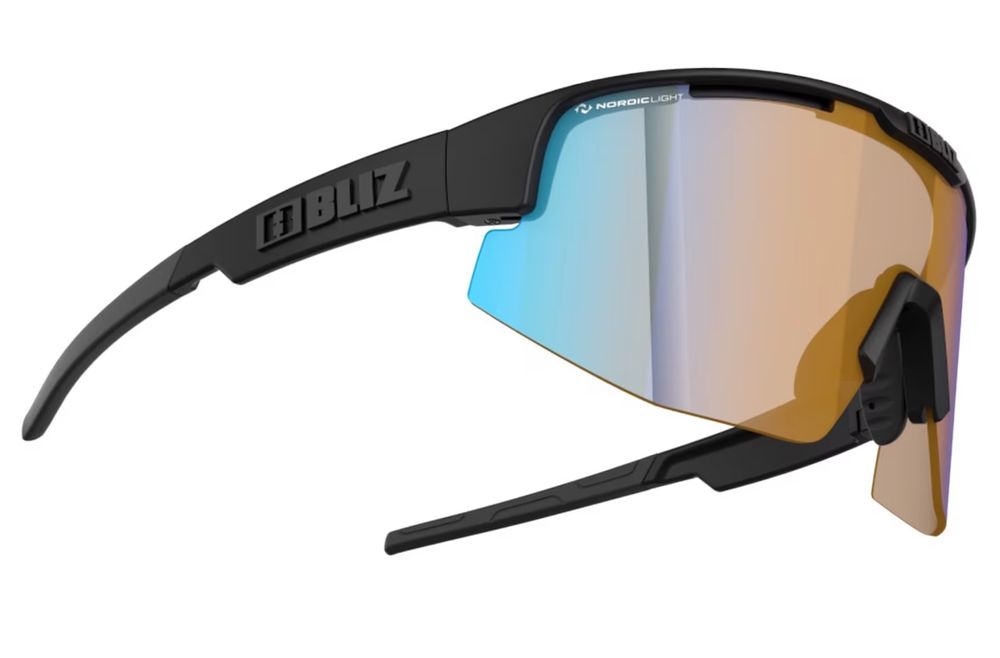 Bliz Matrix Nano Optic Nordic Light Matt black, Coral & Blau (Neu und ...