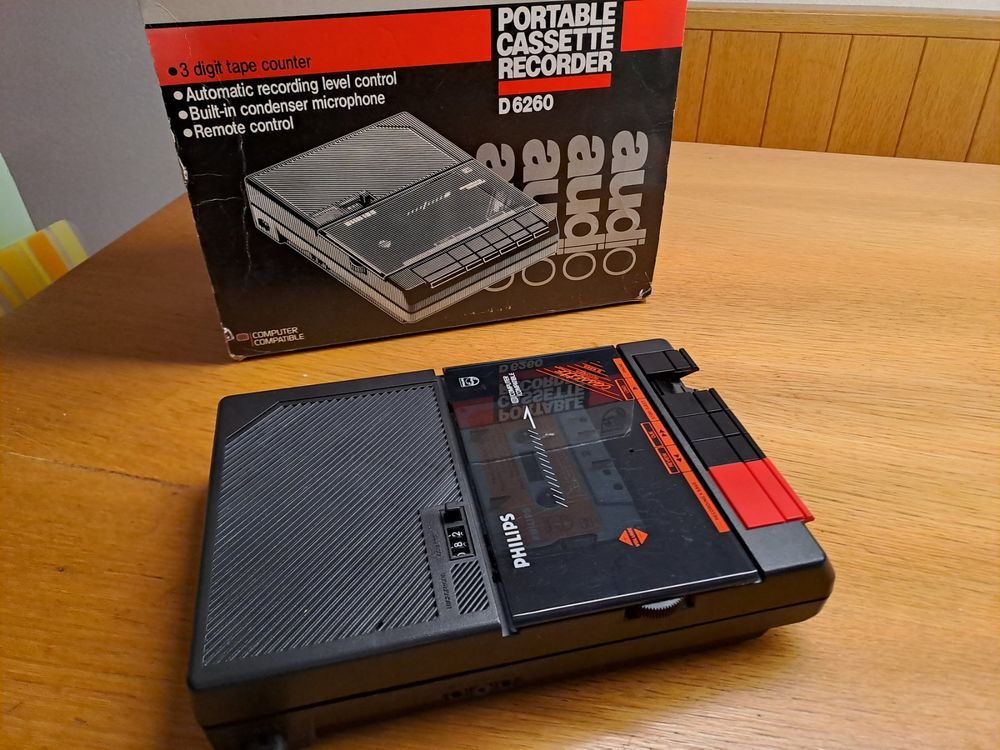 Kassettenrecorder Philips D6260 Cassette Recorder (Gebraucht) in für ...