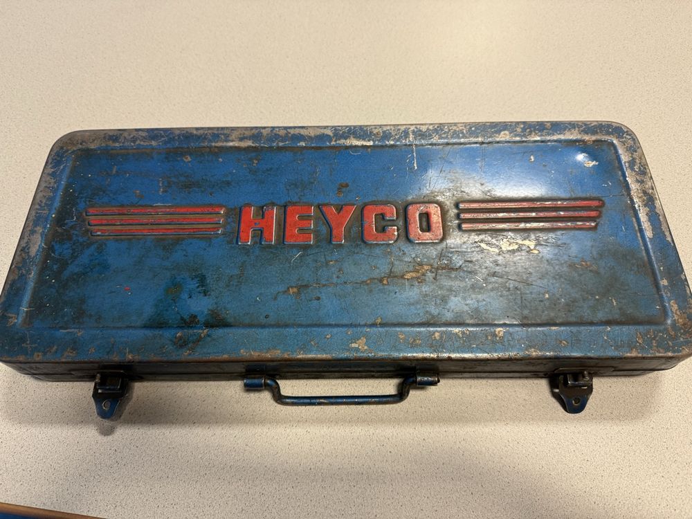 HEYCO Steckschlüsselsatz Vintage Werkzeugkoffer Nuss-Set Rat (Gebraucht ...