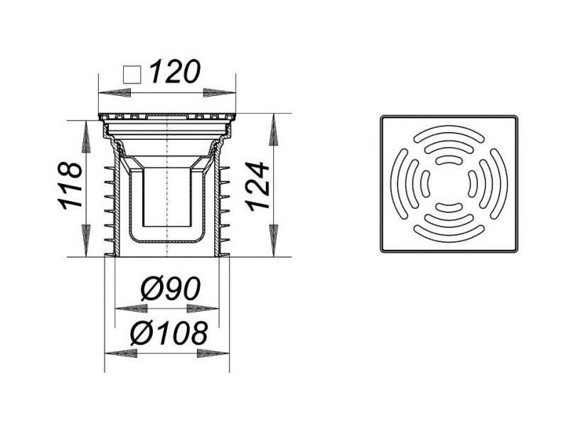 DALLMER Bodenablauf Pronto (15084) (Neu (gemäss Beschreibung)) in ...