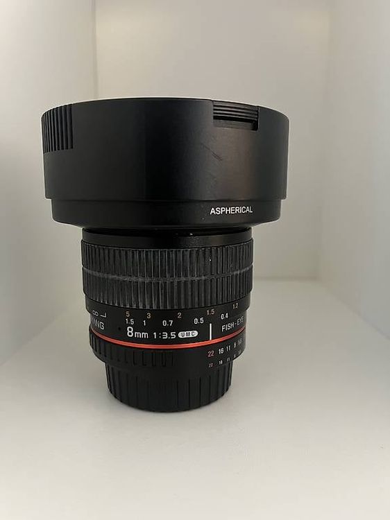 Samyang 8mm F3.5 UMC FISCH-EYE SCII für Nikon F-Anschluss (Gebraucht ...