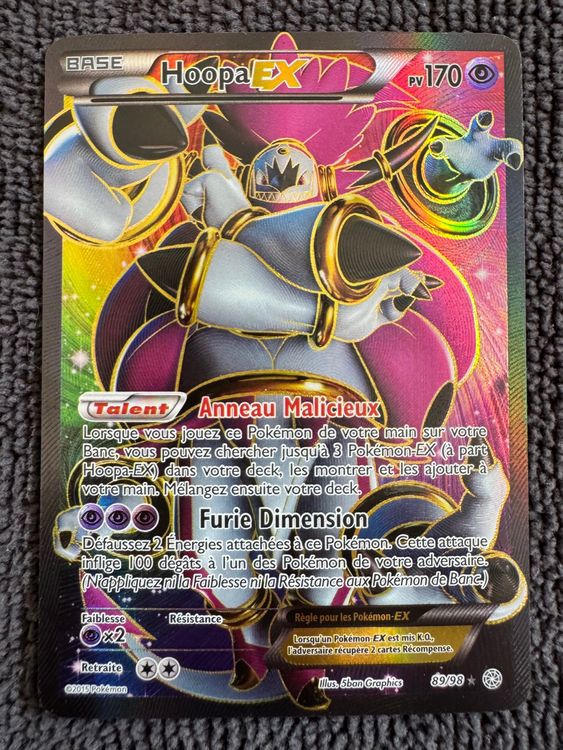 Pokemon XY Ancient Origins Hoopa EX Fullart FRA | Kaufen auf Ricardo