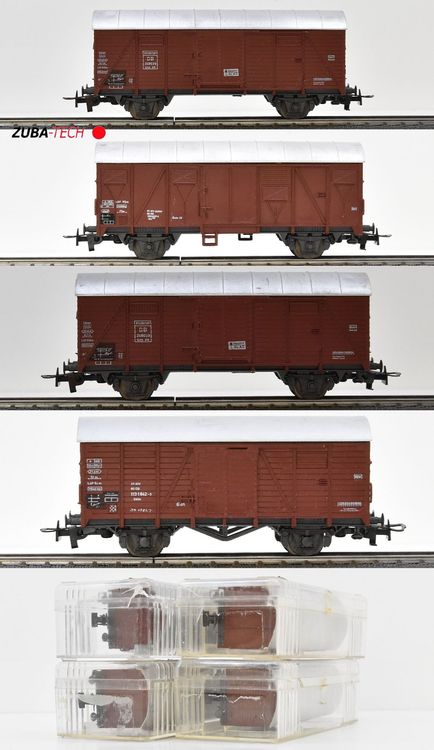 Roco 4x Güterwagen der DB GS H0 mit OVP (Gebraucht) in St. Gallen für CHF 13 – mit Lieferung auf ...