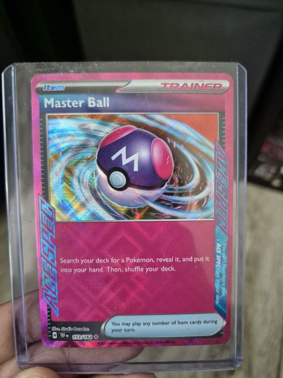 Master Ball - 181/162 - Trainer - Ace Spec - Pokemon Card (Neu (gemäss ...