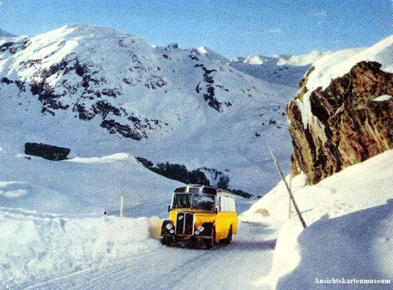 Julier - PTT Postauto Saurer + c1965 (Gebraucht) in Emmenbrücke für CHF 5 – mit Lieferung auf ...