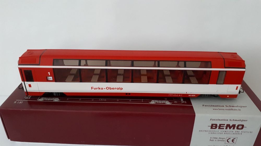 Bemo FO/BVZ Furka-Oberalp Panoramawagen (Neu und originalverpackt) in Biberist für CHF 56 – mit ...