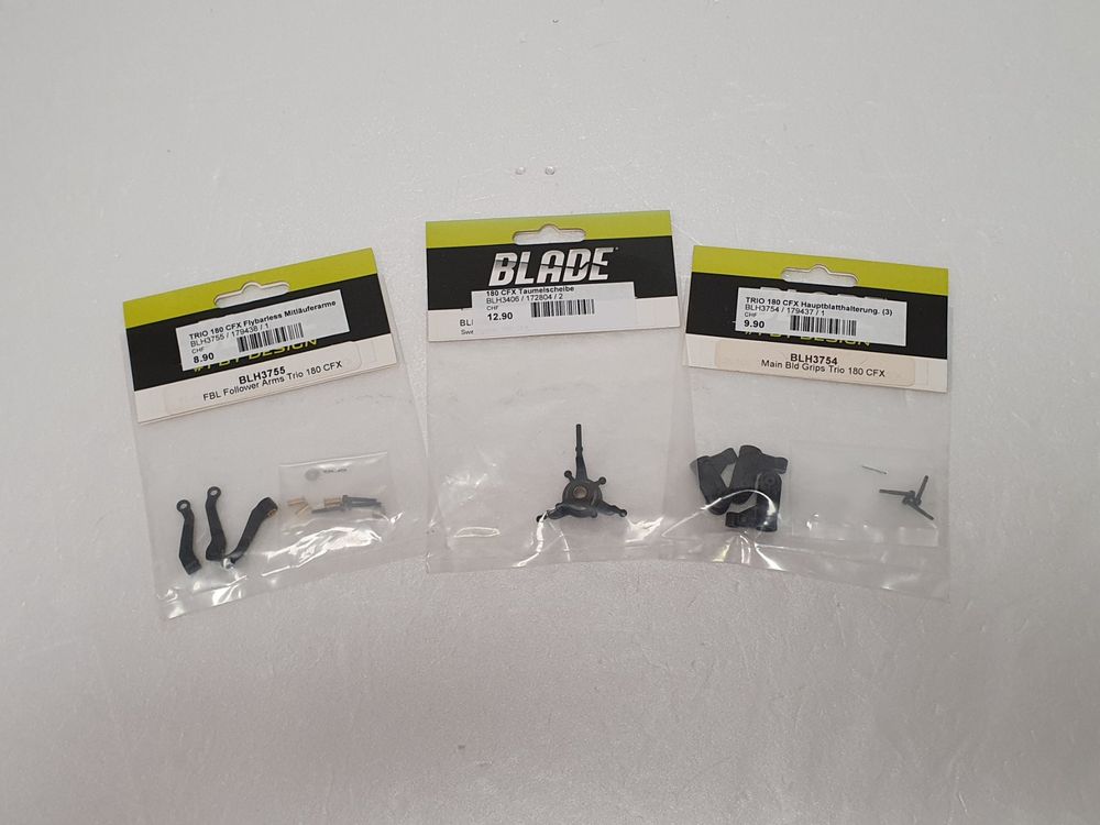 Heli Blade 180 CFX (Trio) Ersatzteile Mix gemäss Bilder (Neu und ...