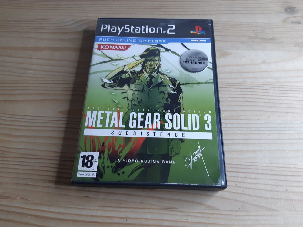 Metal Gear Solid 3 Subsistence Special Edition PS2 (Gebraucht) in ...