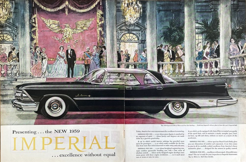 Imperial Cars - Publicité de 1959 | Kaufen auf Ricardo