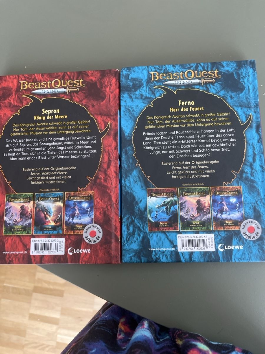 Beast Quest Legend, 2 Bände, Top Zustand, Kinder (Gebraucht) in St ...