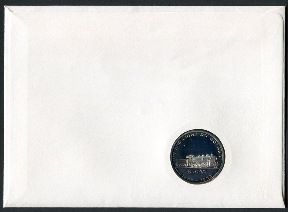 Numisbrief - "100 Jahre Gotthard-Bahn" - 1882 - 1982 | Kaufen auf Ricardo