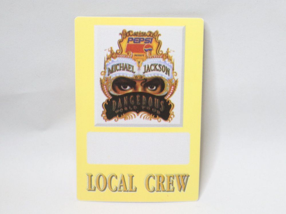 Michael Jackson Local Crew Pass 1992 (Gebraucht) in Eschenbach SG für ...