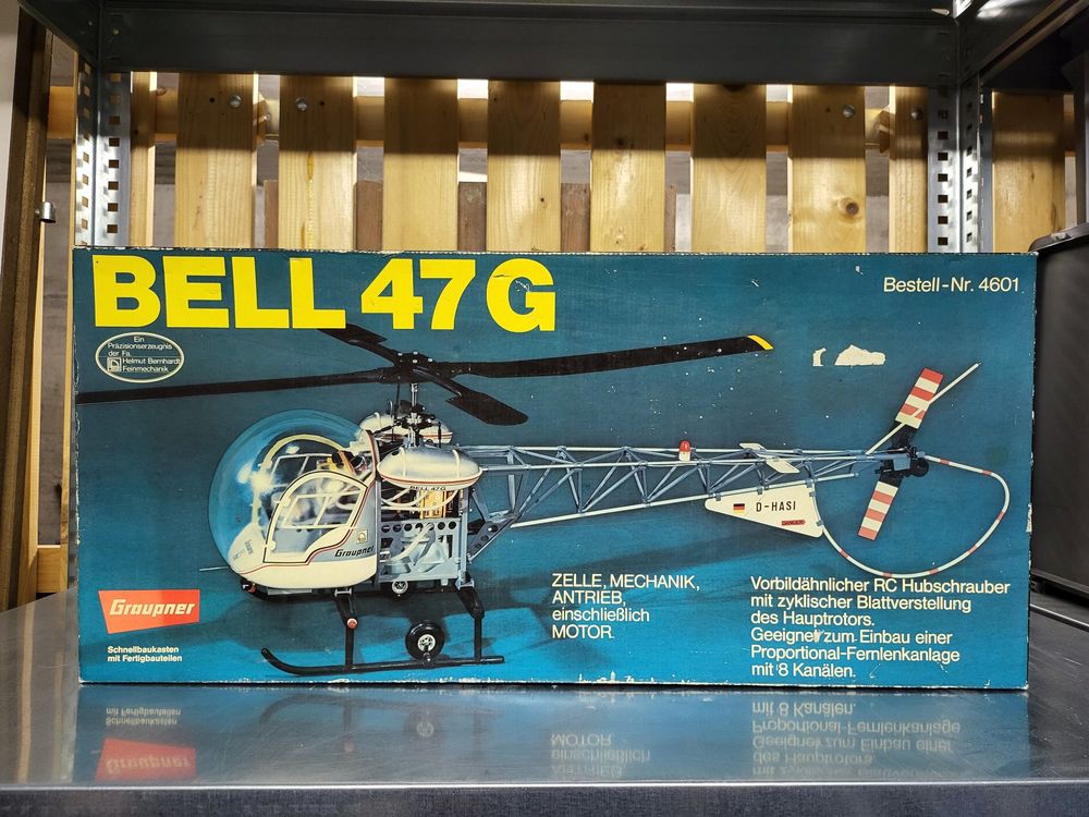 Helikopter Graupner Bell 47 G Bausatz (Neu (gemäss Beschreibung)) in ...