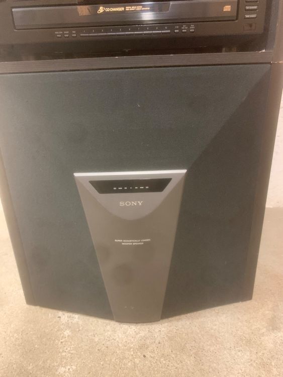 Sony Dolby Surround Super Woofer Amplifier mit 3 Lautspreche (Gebraucht ...