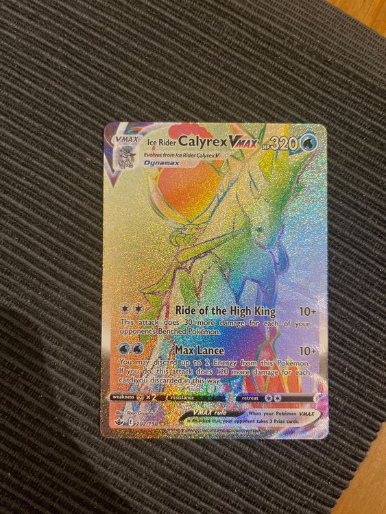Pokemon Calyrex Vmax Rainbow Chilling Reign NM | Kaufen auf Ricardo