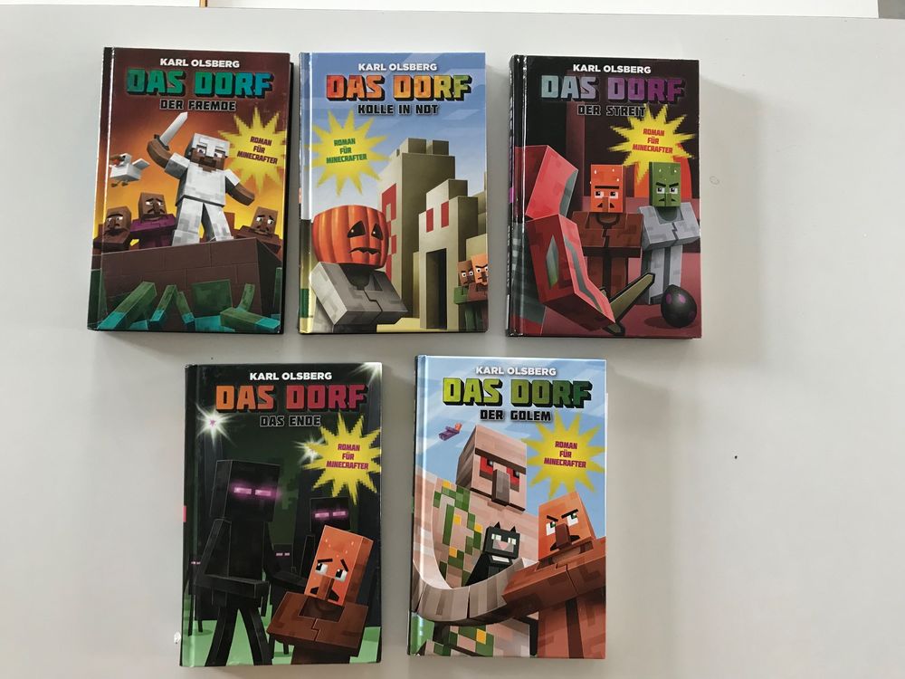 5 Bücher Das Dorf von den Machern von Minecraft (Gebraucht) in ...