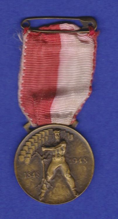 Anhänger Medaille "100 Jahre CH Bundesstaat" 1848-1948 (Gebraucht) in ...