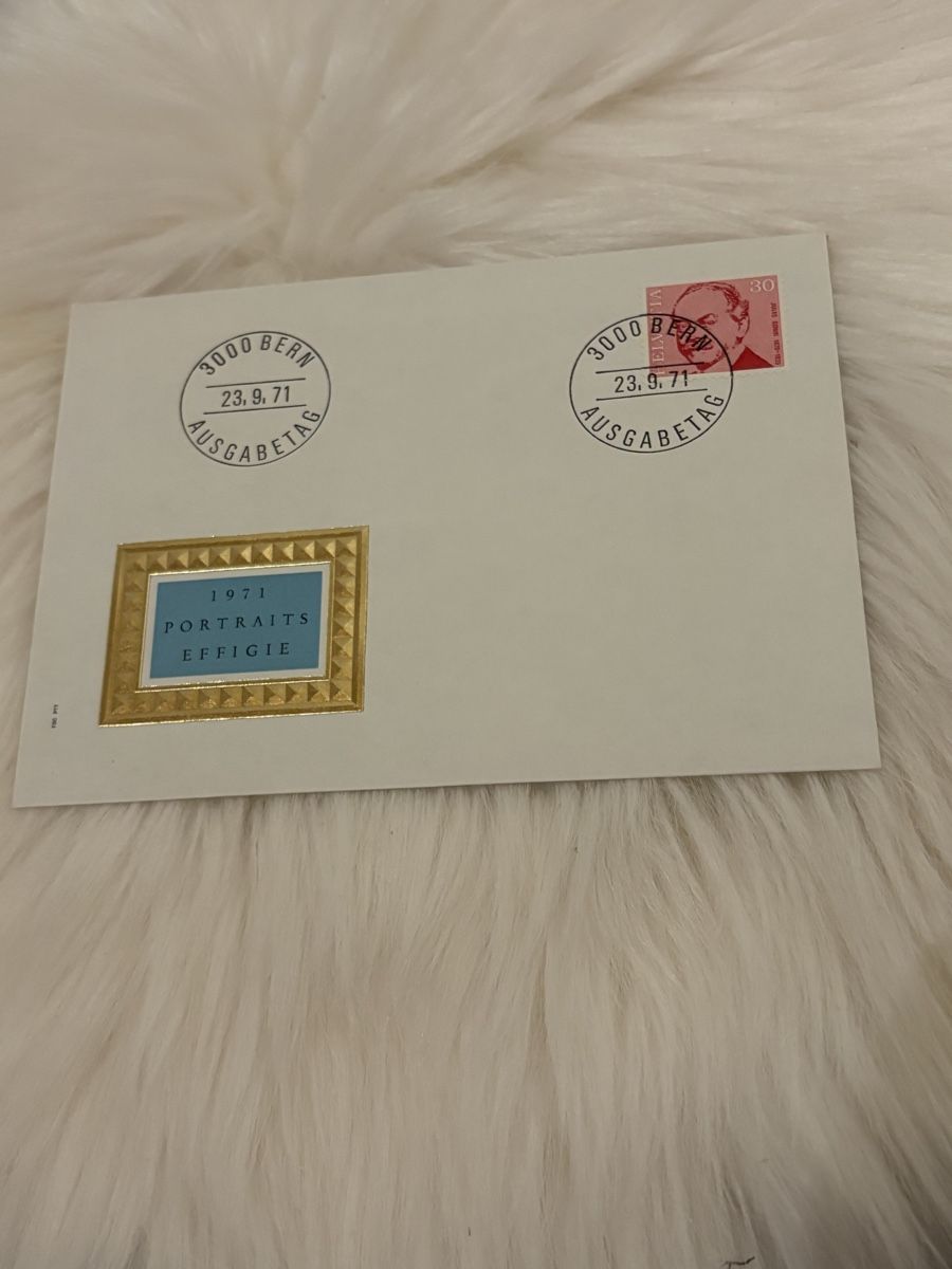 Lettre premier jour 1971 Portraits/Effigie -Rare-! (D'occasion) à Ste ...