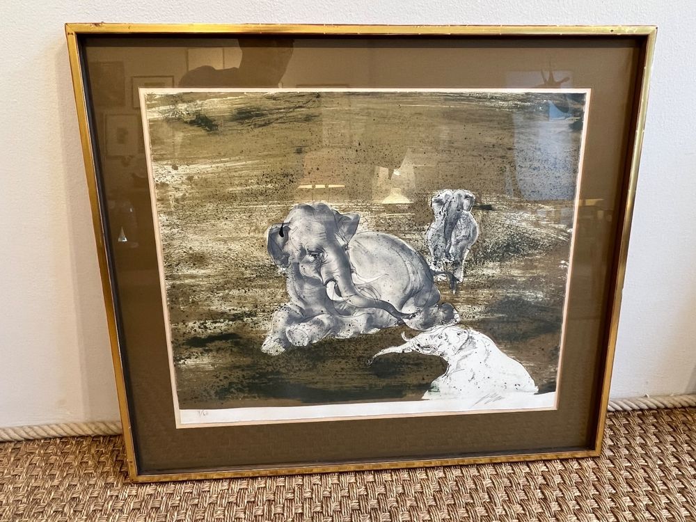 Hans Erni 4 Lithographien India gerahmt signiert numeriert | Kaufen auf Ricardo