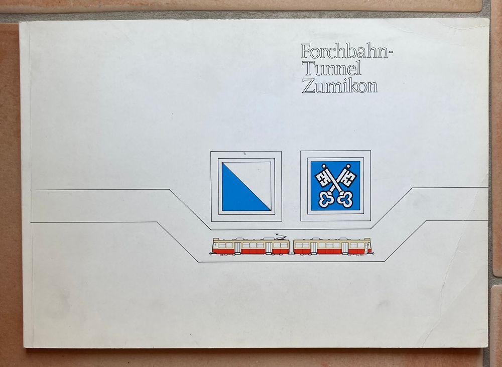 Forchbahn-Tunnel Zumikon-zur Eröffnung 25. 09.1976, M. Walt. | Kaufen auf Ricardo