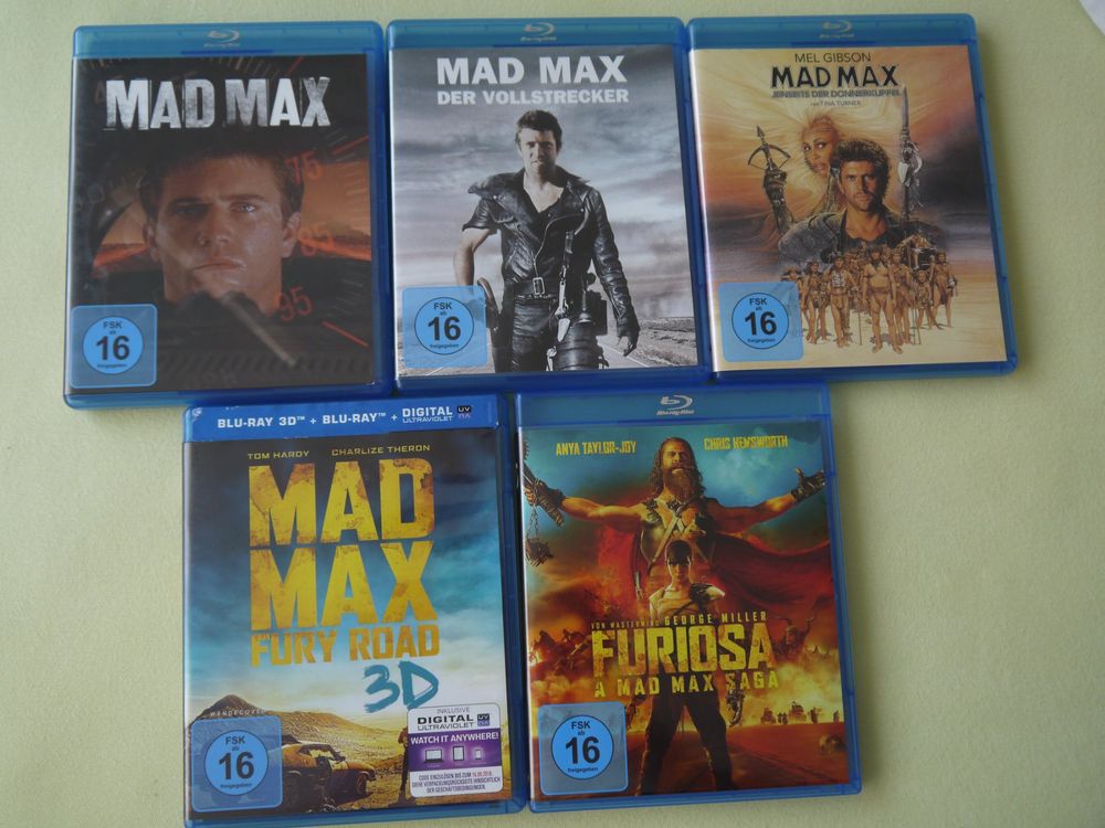 MAD MAX - Collection 1-4 incl. FURIOSA (Gebraucht) in Hagendorn für CHF ...