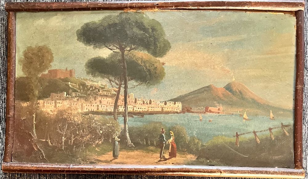 Antike Napolitanische Landschafts Gemälde mit Personen (Gebraucht) in Root für CHF 80 – mit ...
