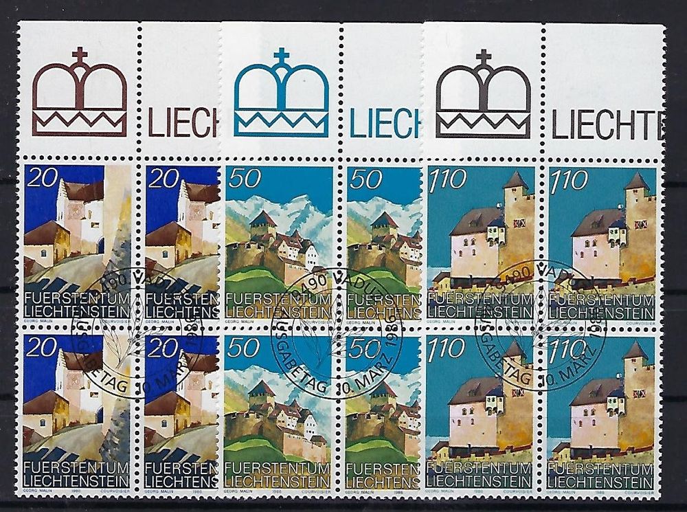 Liechtenstein 1986 Viererblock Lot 11608 (Gebraucht) in Lunden für CHF 2 – mit Lieferung auf ...