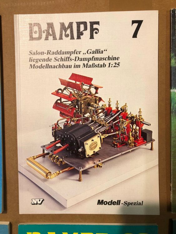 Dampf 7, Modellbauheft "Gallia" Salon-Raddampfer (Gebraucht) in ...