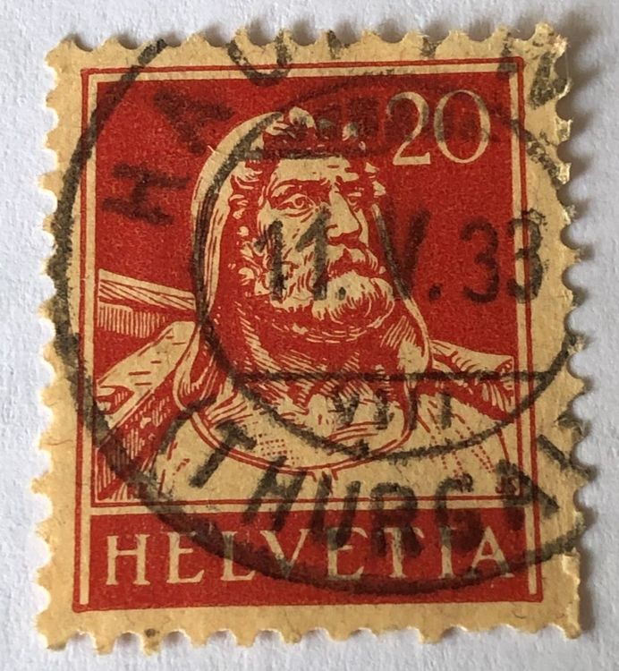 Nr174 HelvetiaTellbrustbild Vollstempel (Gebraucht) in Aarau für CHF 0.5 – mit Lieferung auf ...