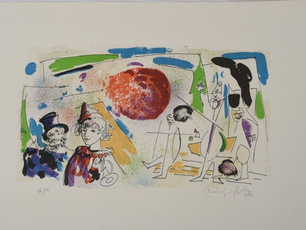 Nino GIUFFRIDA signierte Farblithographie | Kaufen auf Ricardo