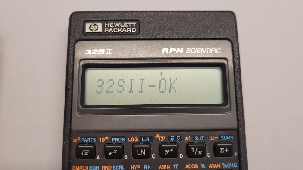 HP 32S II Taschenrechner (Gebraucht) in Rhäzüns für CHF 115 – mit ...