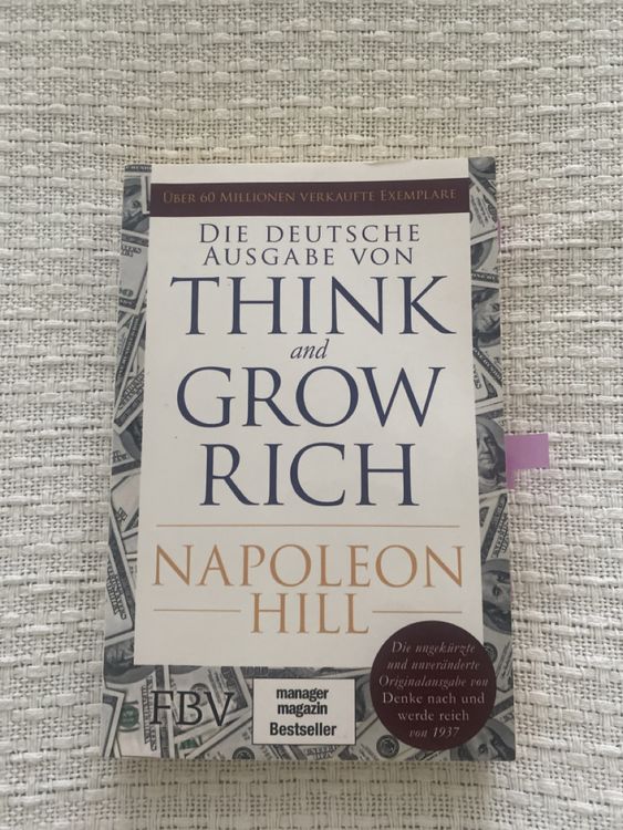 Think and Grow Rich (Gebraucht) in Mönchaltorf für CHF 10 – mit Lieferung auf Ricardo kaufen