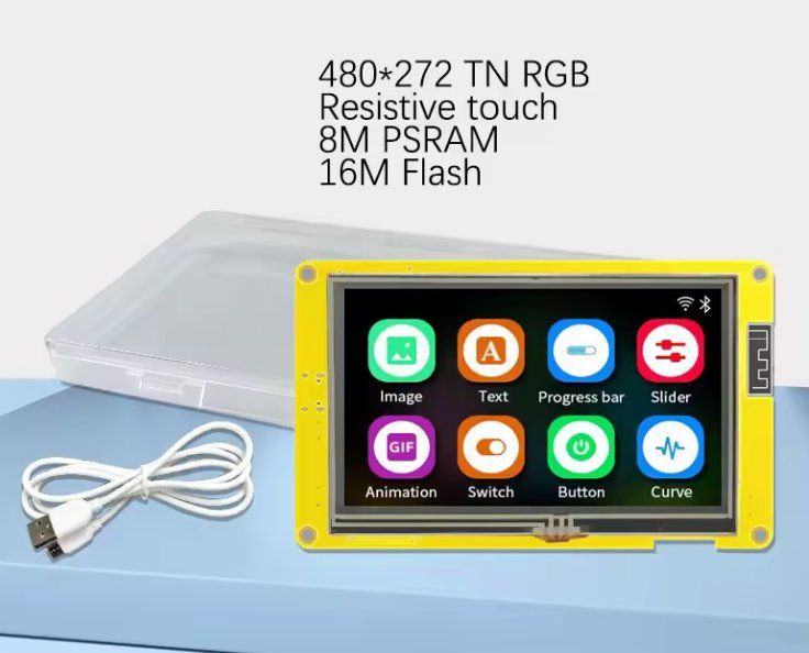 ESP32-S3 HMI 4,3 Display WiFi & Bluetooth Touchscreen (Neu und originalverpackt) in liestal für ...