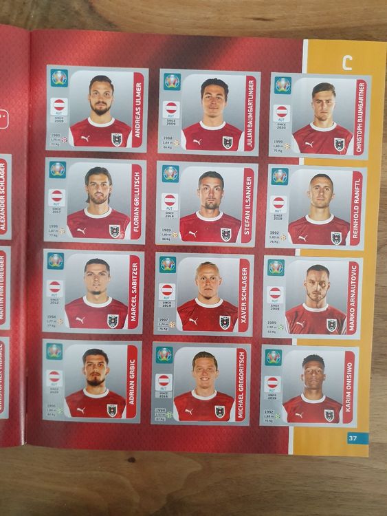 Panini EM Euro 2020 Album, komplett, Top Zustand! (Gebraucht) in ...