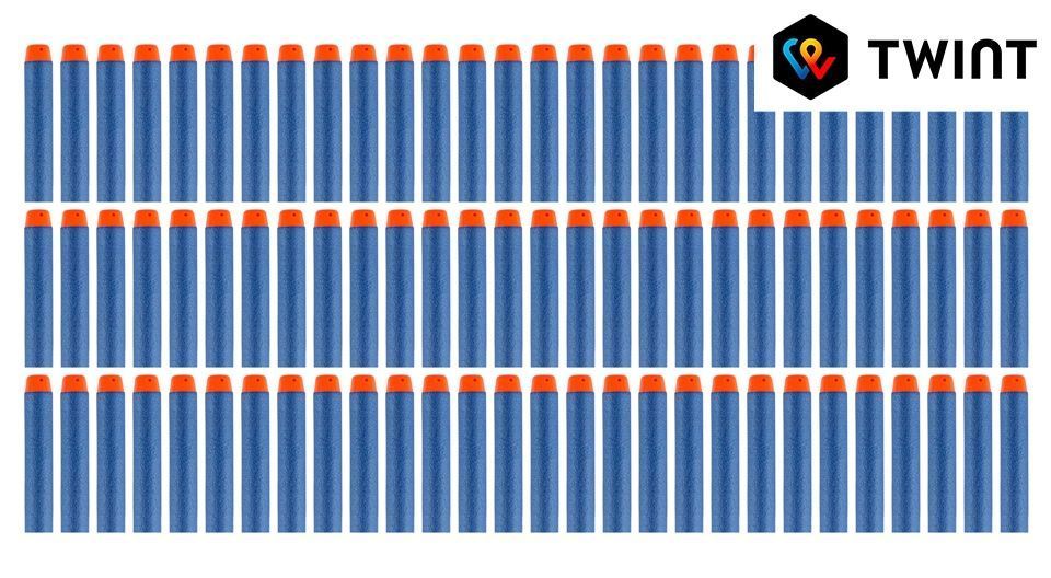 100x Nerf Pfeile/Darts Munition blau | Kaufen auf Ricardo