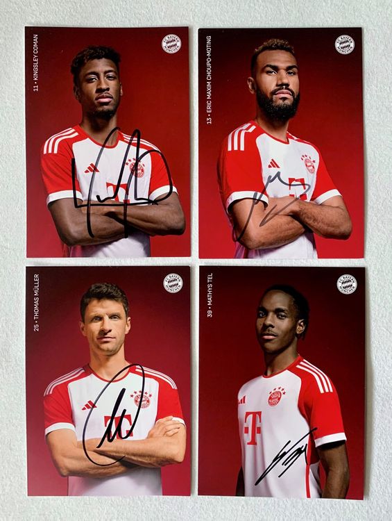 FC Bayern München, original Autogramme 23/24 | Kaufen auf Ricardo