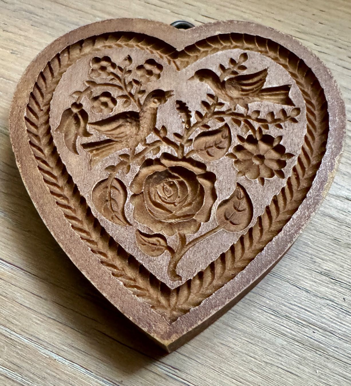 Backmodel Gebäckmodel Änismodel Herz Blumen Vögel Model (Gebraucht) in ...