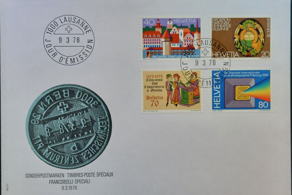 1978 FDC ʘ Sonderstempel Sonderpostmarken mit 603-606 | Kaufen auf Ricardo