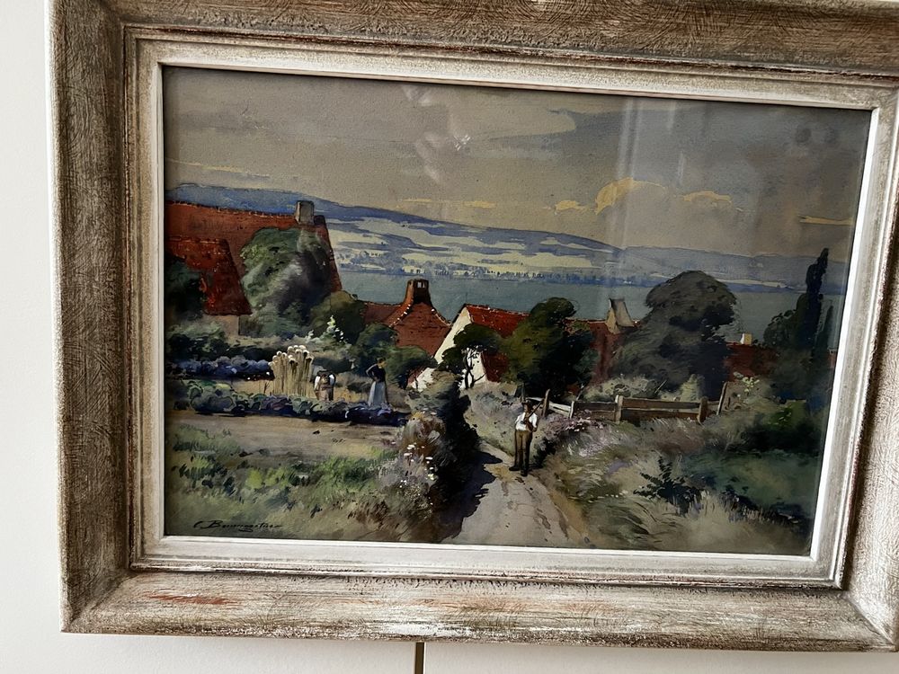 Christian Baumgartner Aquarell Zürichsee Landschaft (Gebraucht) in Hombrechtikon für CHF 290 ...