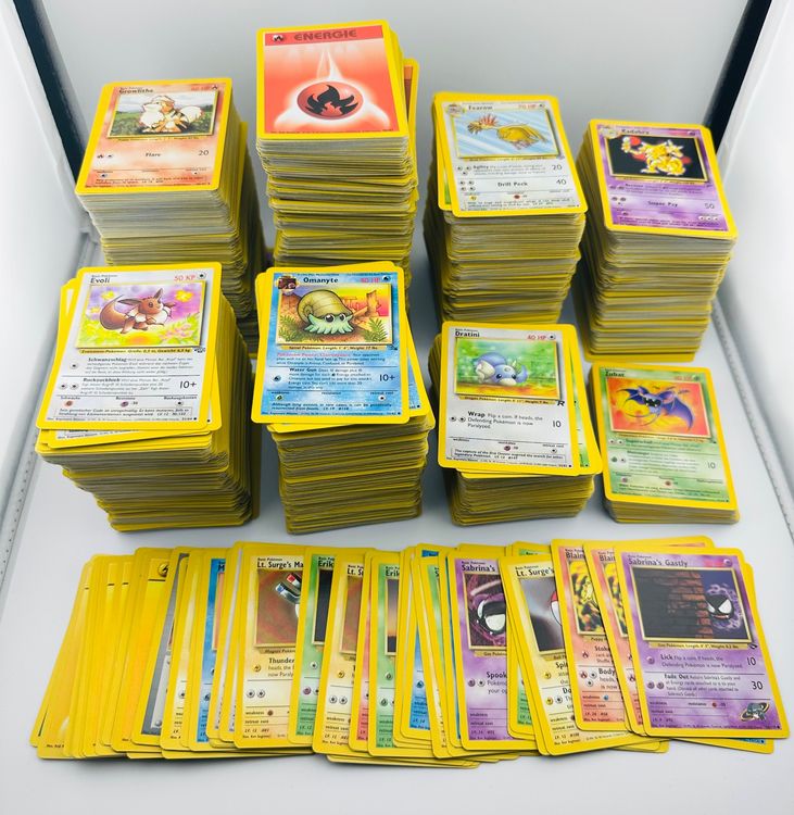2'307x Vintage Pokemon Karten Base, Jungle, Fossil, Rocket.. (Gebraucht) in Obergerlafingen für ...