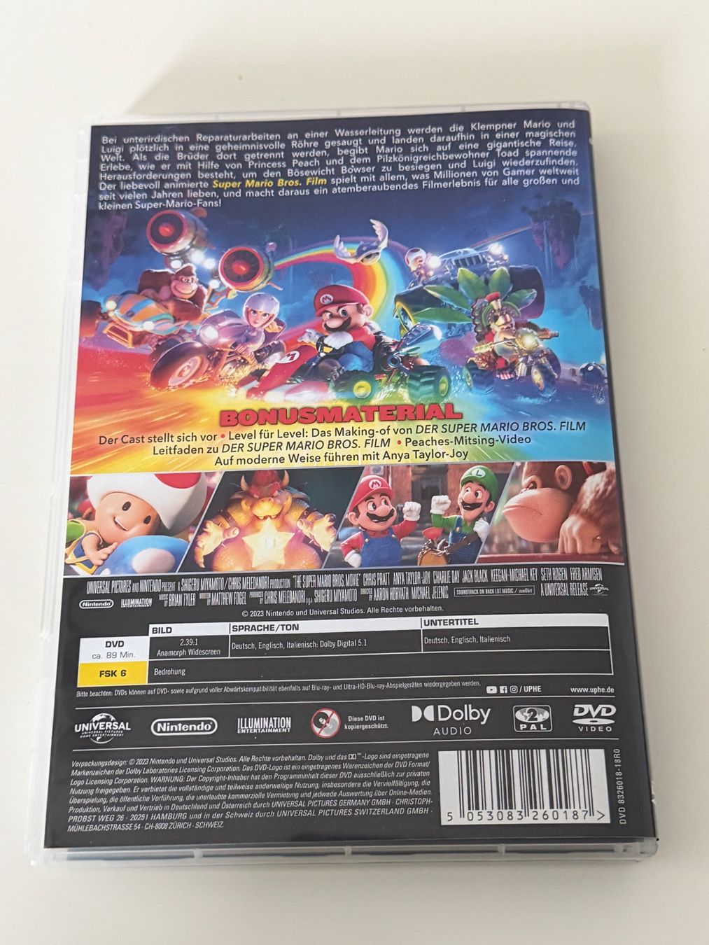 Super Mario Bros. Film DVD - Power-Up Edition (Gebraucht) in Altstätten ...