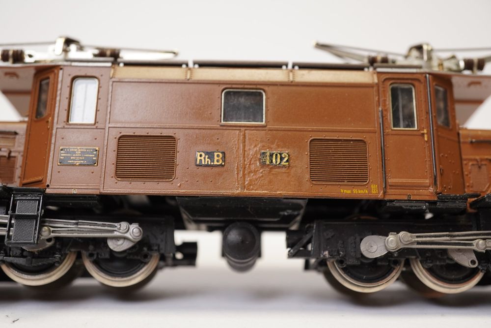 e13 Bemo 1255 RhB Ge 6/6 402 Krokodil braun | Bastelware (Gebraucht) in Thun für CHF 53.9 – mit ...